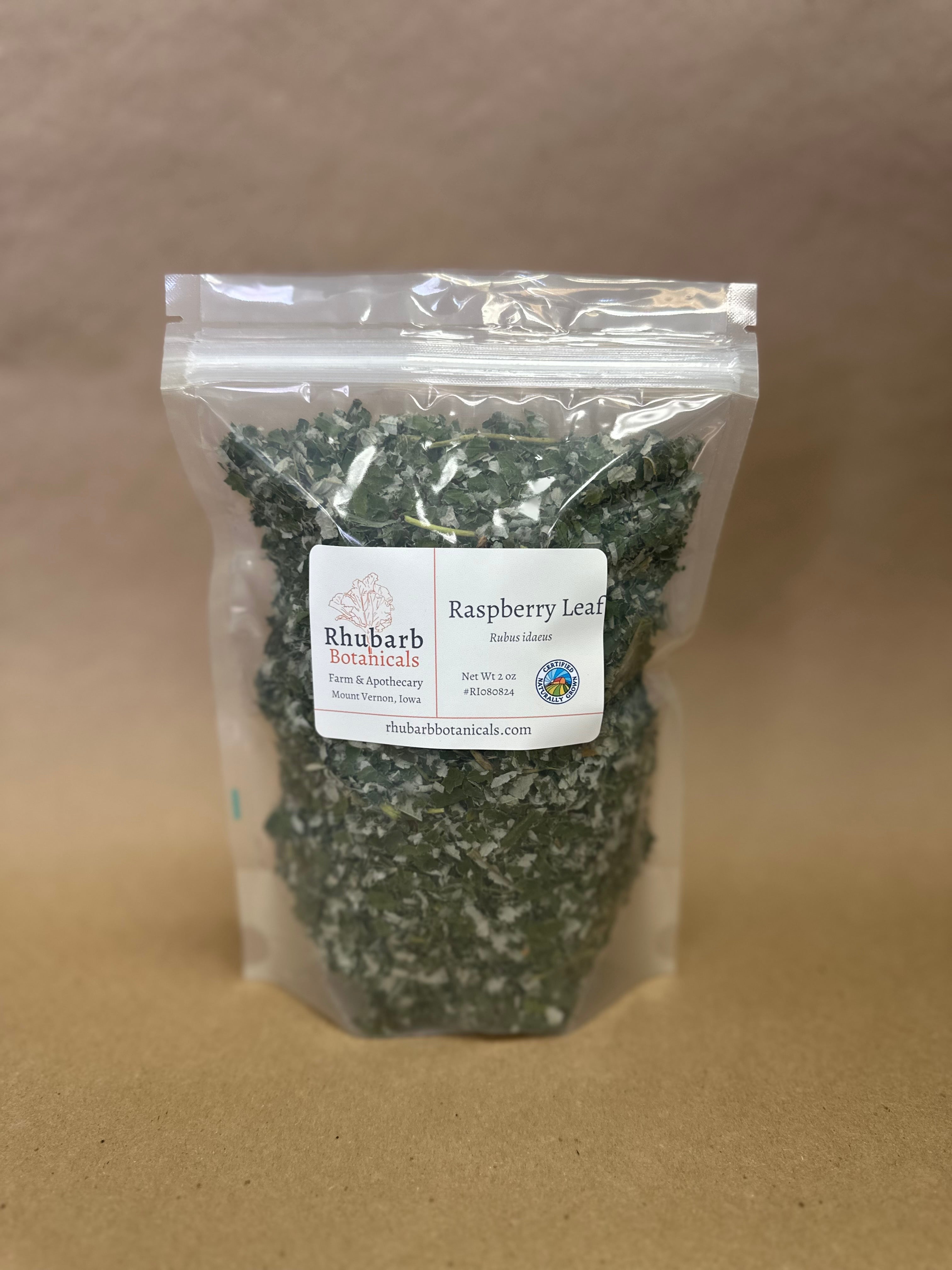 Raspberry Leaf - Dried Herb – Rhubarb Botanicals